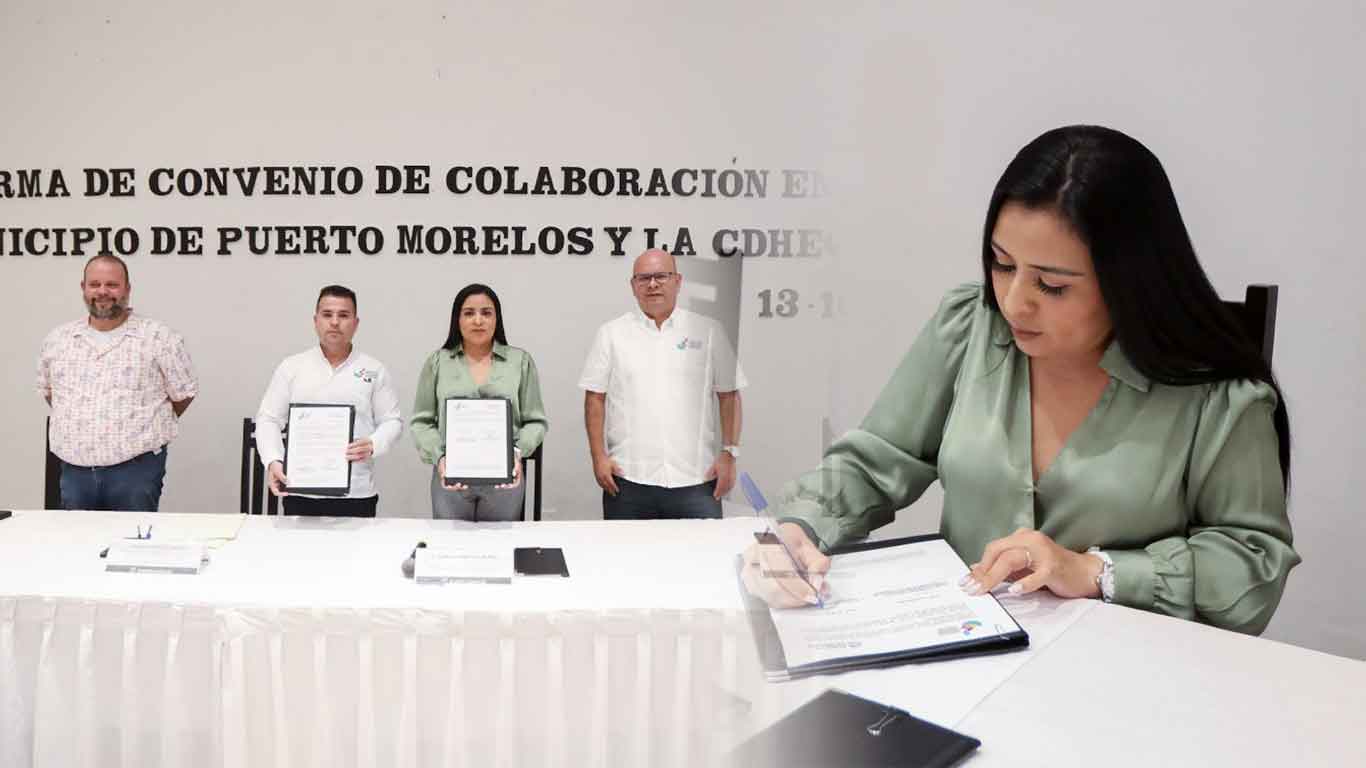 Firma Blanca Merari Convenio De Colaboración Con La CDHEQROO - Noticias